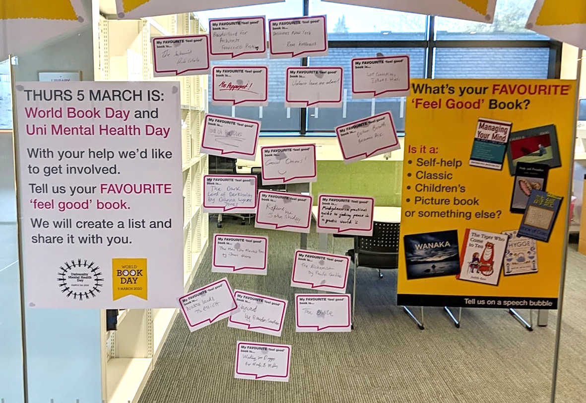 Mash-up – World book Day and University Mental Health Day – OXFORD ...